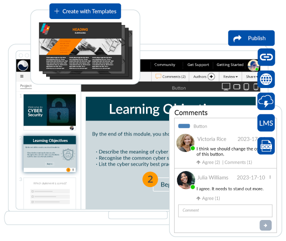 Free Trial Request | Course Authoring and Management Software