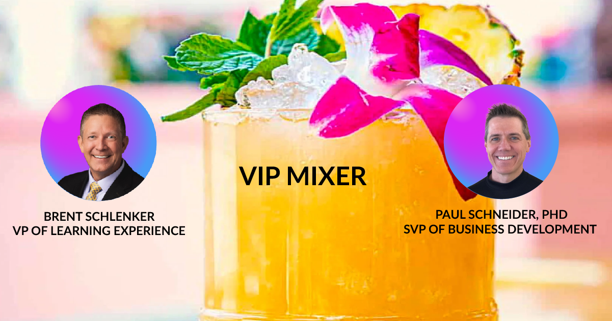 DevLearn VIP Mixer Oct 25 6:30-8:30pm PT